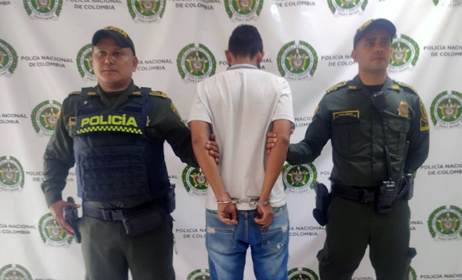 La Policía Nacional capturó a un hombre mediante judicial por el delito de hurto calificado ...